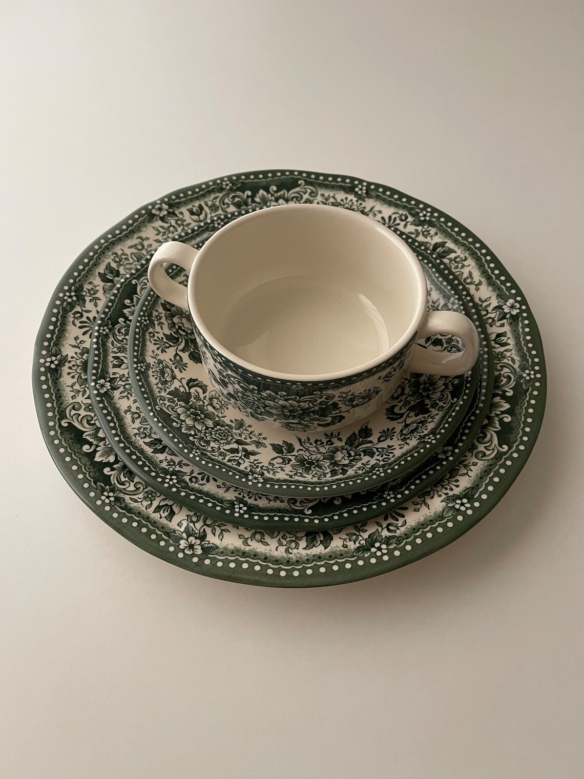 Claytan Dinnerware | Vintage Style | Ceramic Plates | Soup Bowls ...