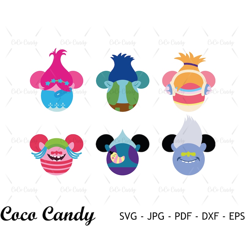 Trolls Svg - Etsy