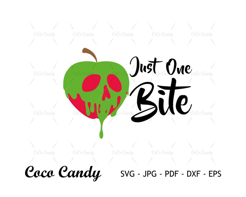Just One Bite SVG Evil Queen SVG Villain Svg Quote SVG - Etsy Australia