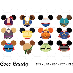 Prince Ear Bundle Svg | Prince SVG | Mouse Ear SVG | Tshirt Design Svg ...