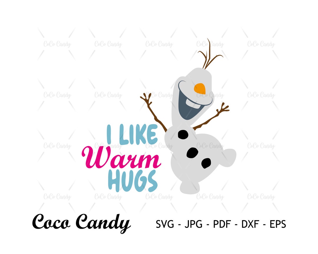 Snowman Hug Svg Snow SVG Winter Svg Frozen Svg Quote SVG Tshirt Design ...