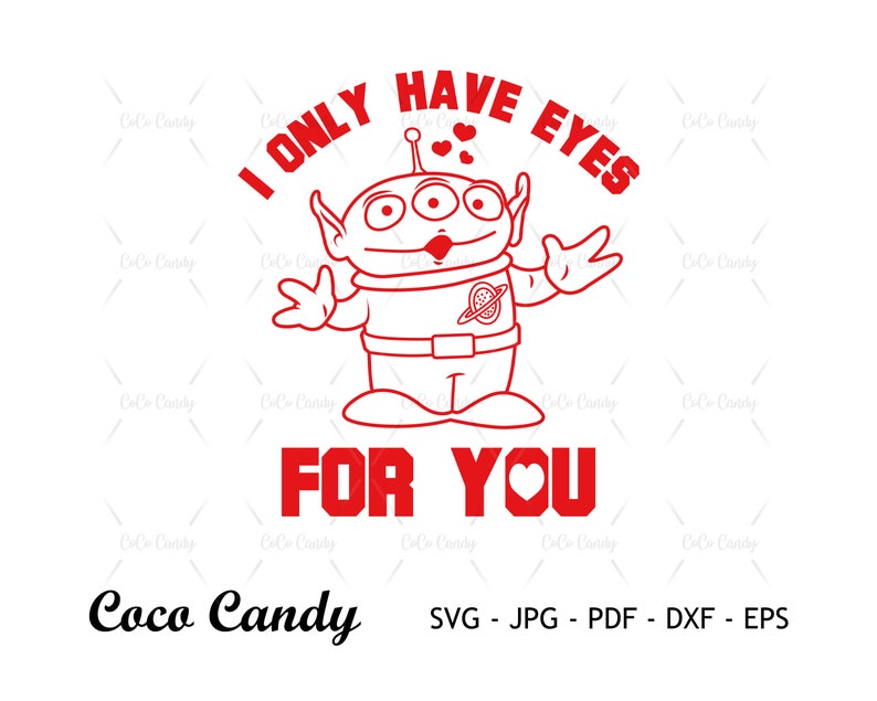 I Only Have Eyes for You Svg Happy Valentine SVG Valentine - Etsy