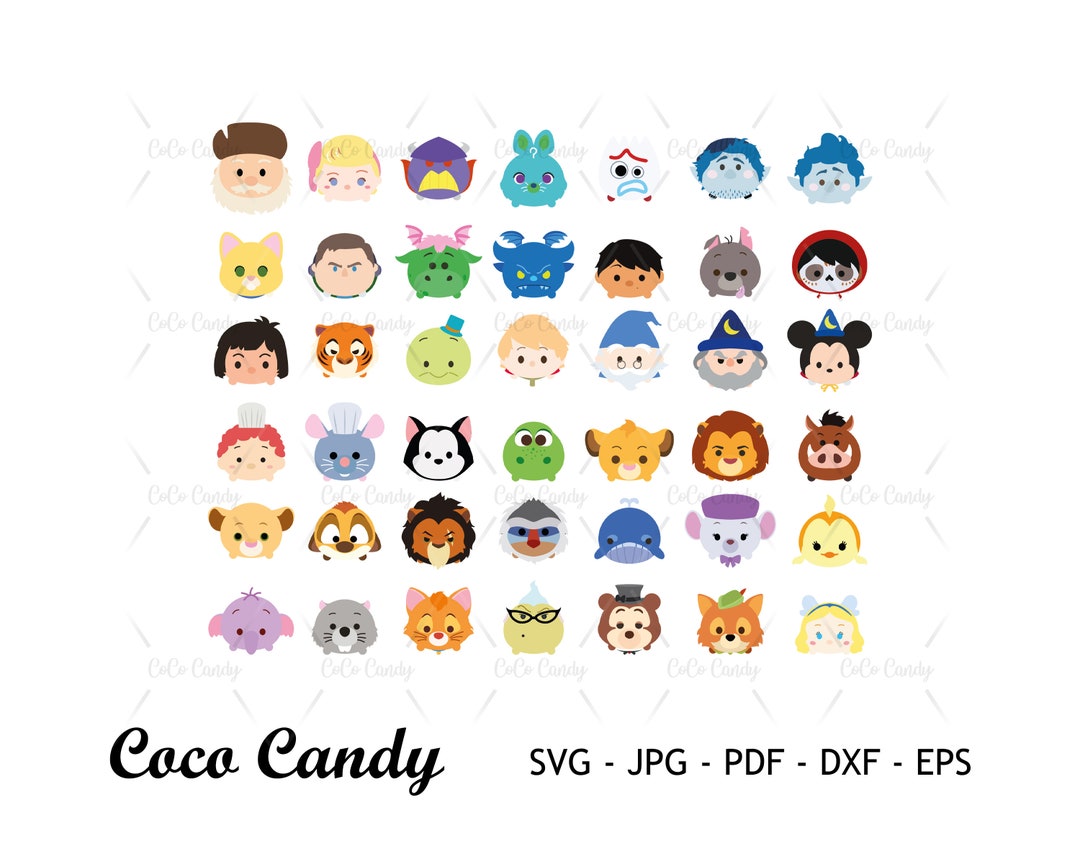 Cute Character Bundle 4 Svg | Cute Animals SVG | Cute Character SVG ...