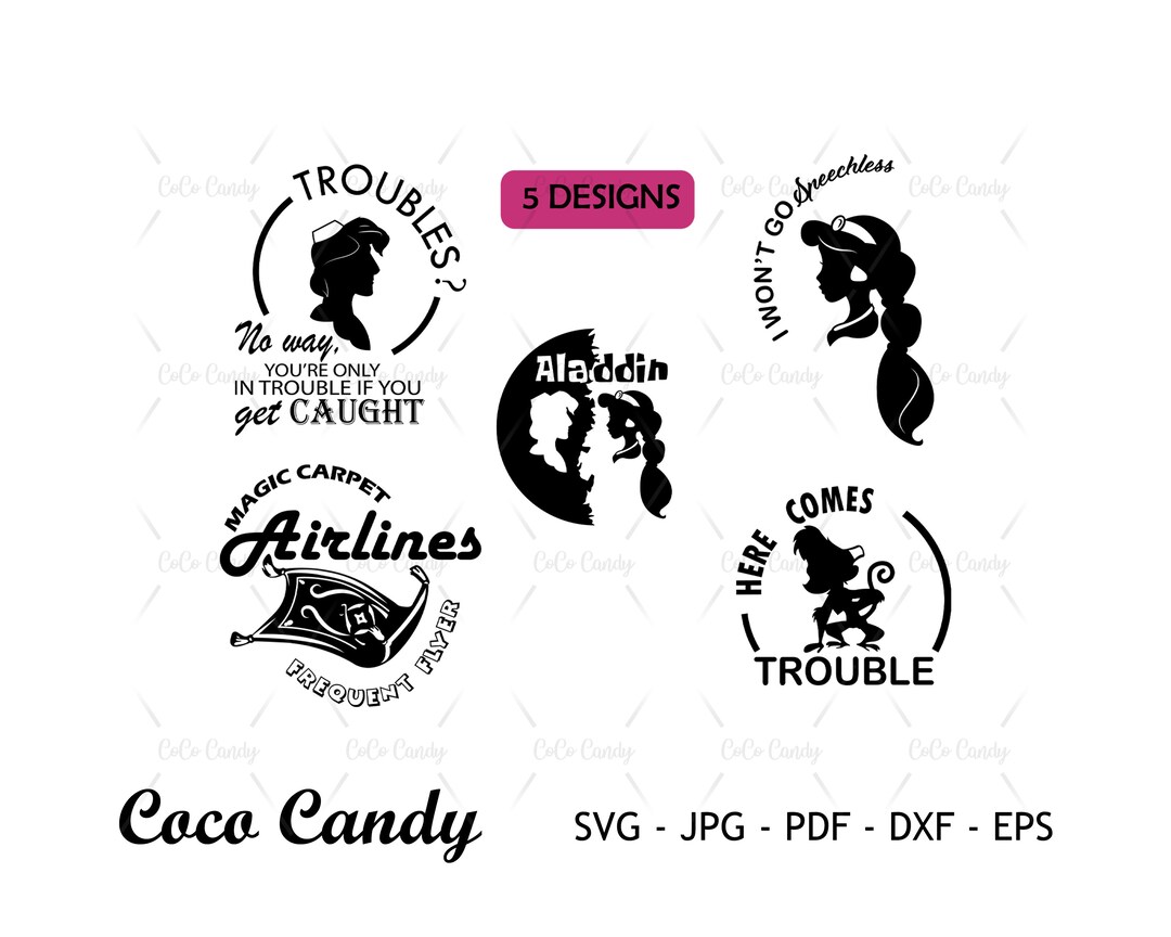 Aladdin Svg | Aladdin Quote Svg | Jasmine Svg | Enchanted Lamp Svg ...