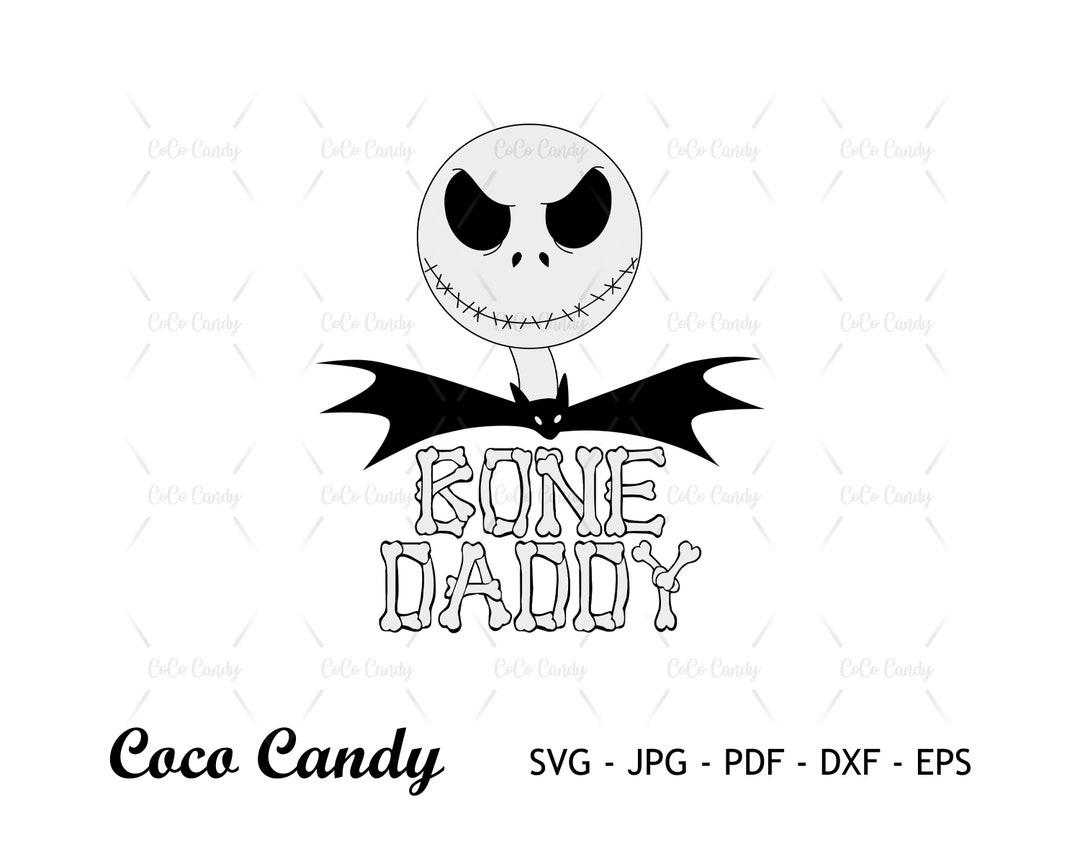 Nightmare Before Christmas Svg | Bone SVG | Zero Dog SVG | Halloween ...