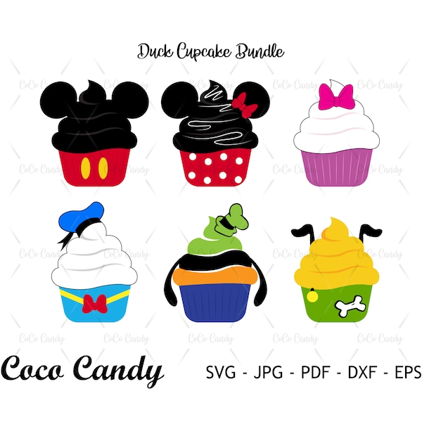 Mickey Mouse Cupcake - Etsy