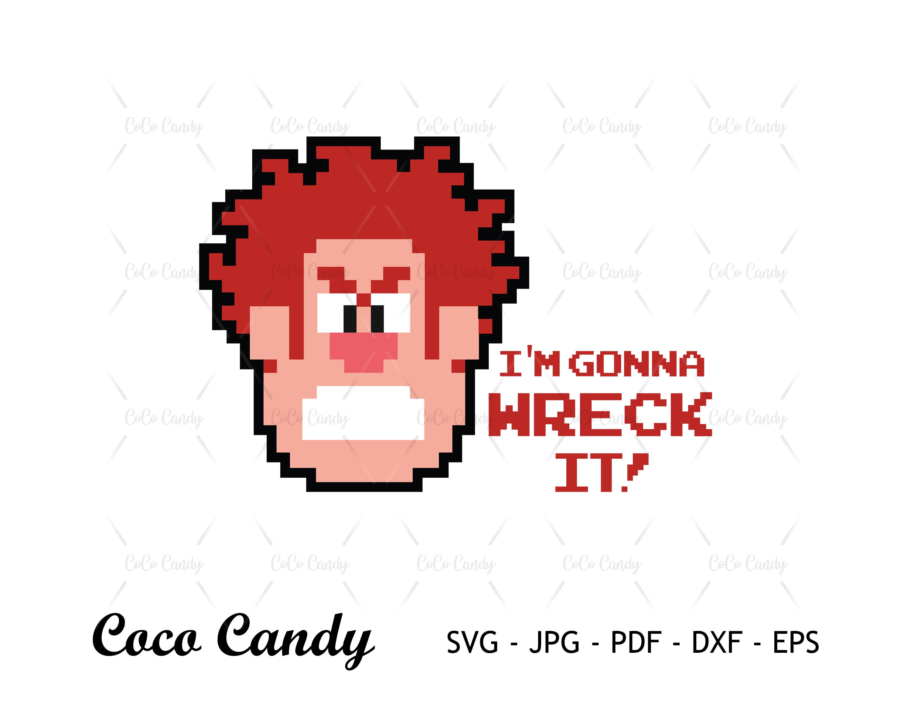 Im Gonna Wreck It SVG Vanellope Svg Wreck It Ralph Svg - Etsy Canada