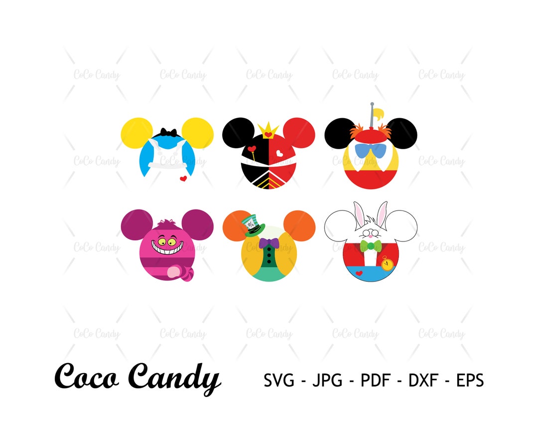 Oreja de princesa SVG / Oreja de ratón SVG / Cabeza de ratón svg / Oso ...