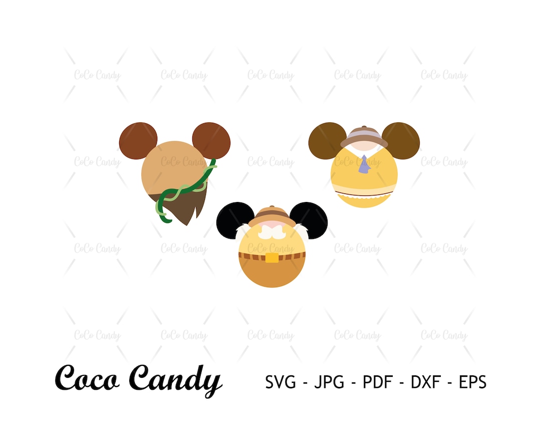 Jungle Bundle Svg | Jane Svg | Mouse Ear Svg | Porter Svg | Tazenette ...