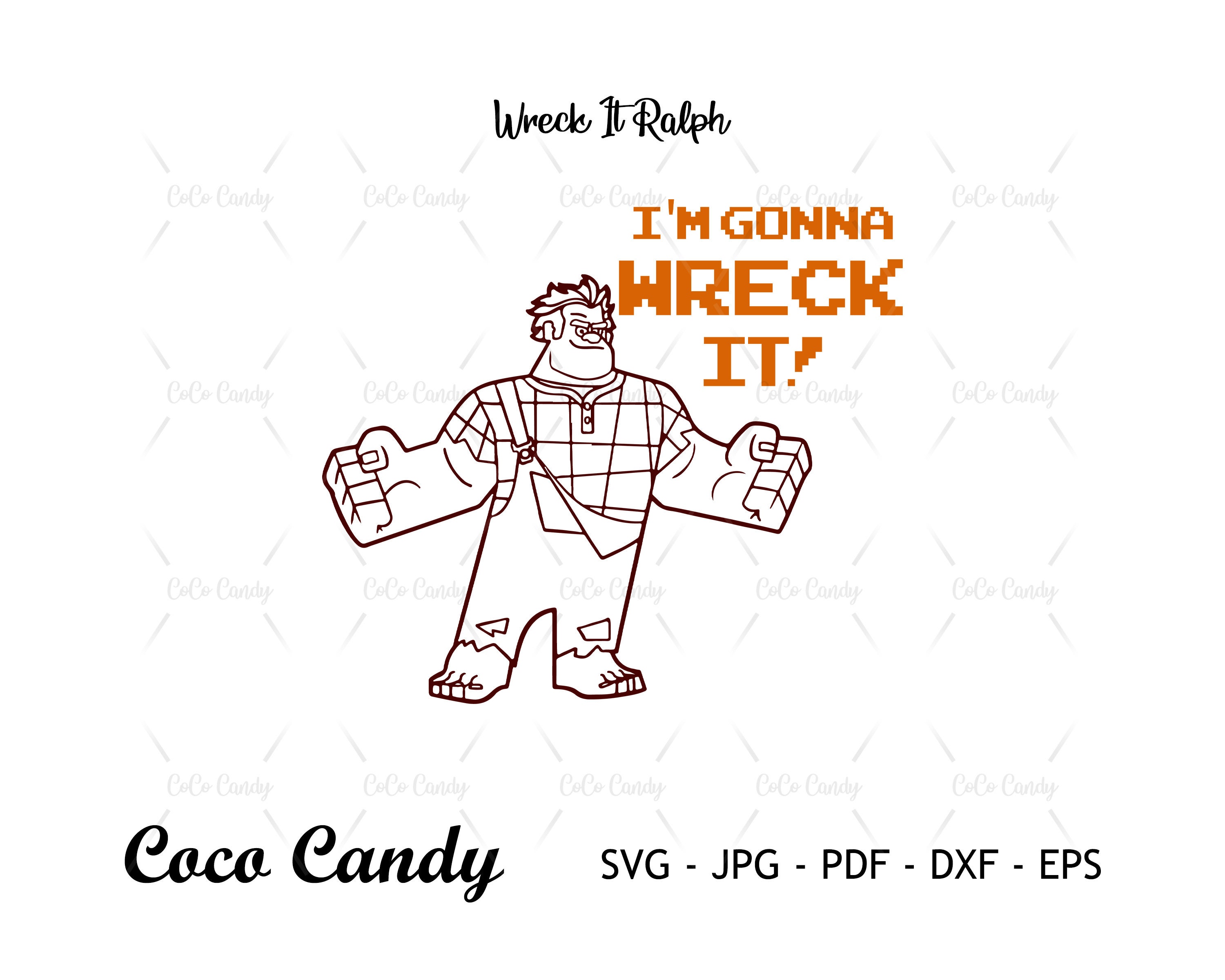 King Candy Svg Vanellope SVG Wreck It Ralph Svg Quote - Etsy