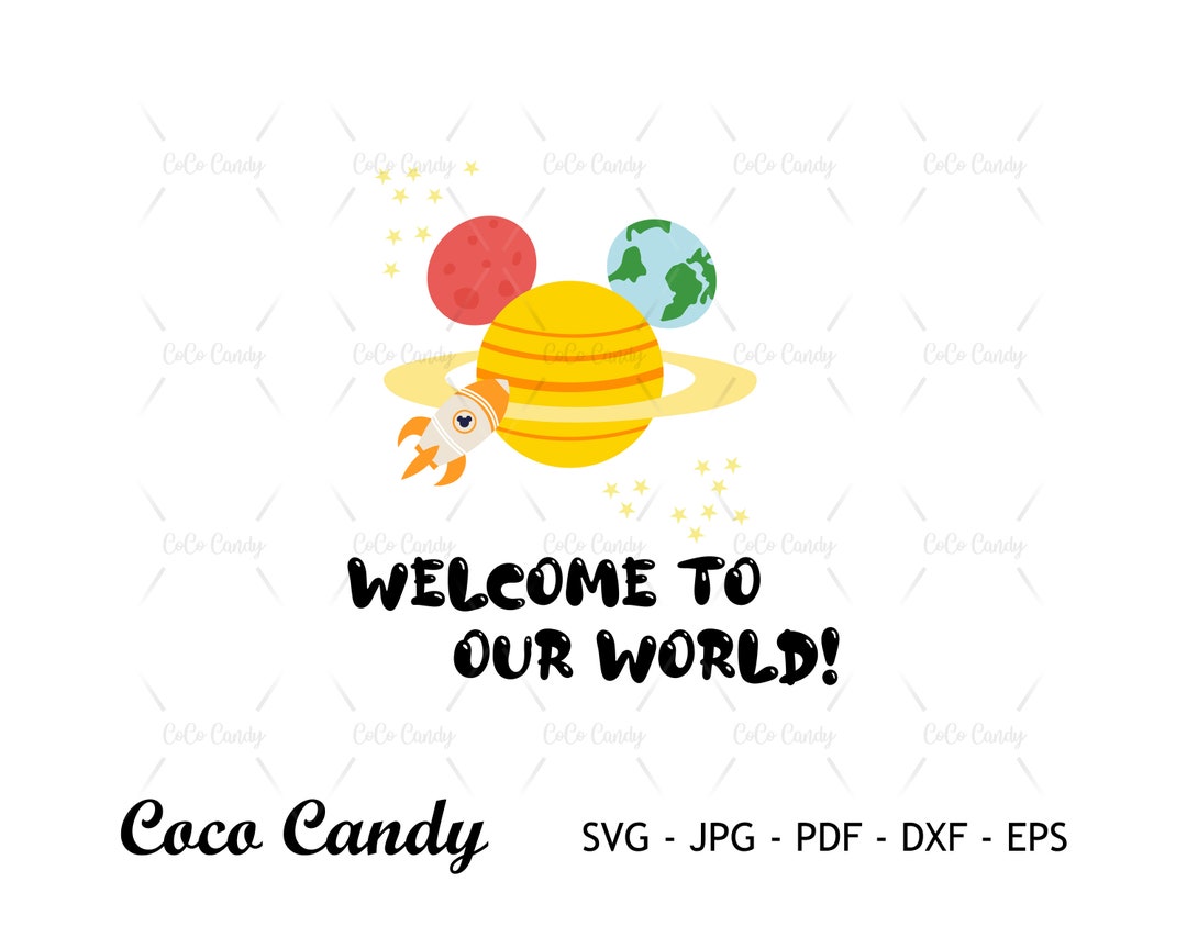 Welcome to Our World Svg | Mouse Earth Svg | Mouse Svg | Quote Svg |hot ...