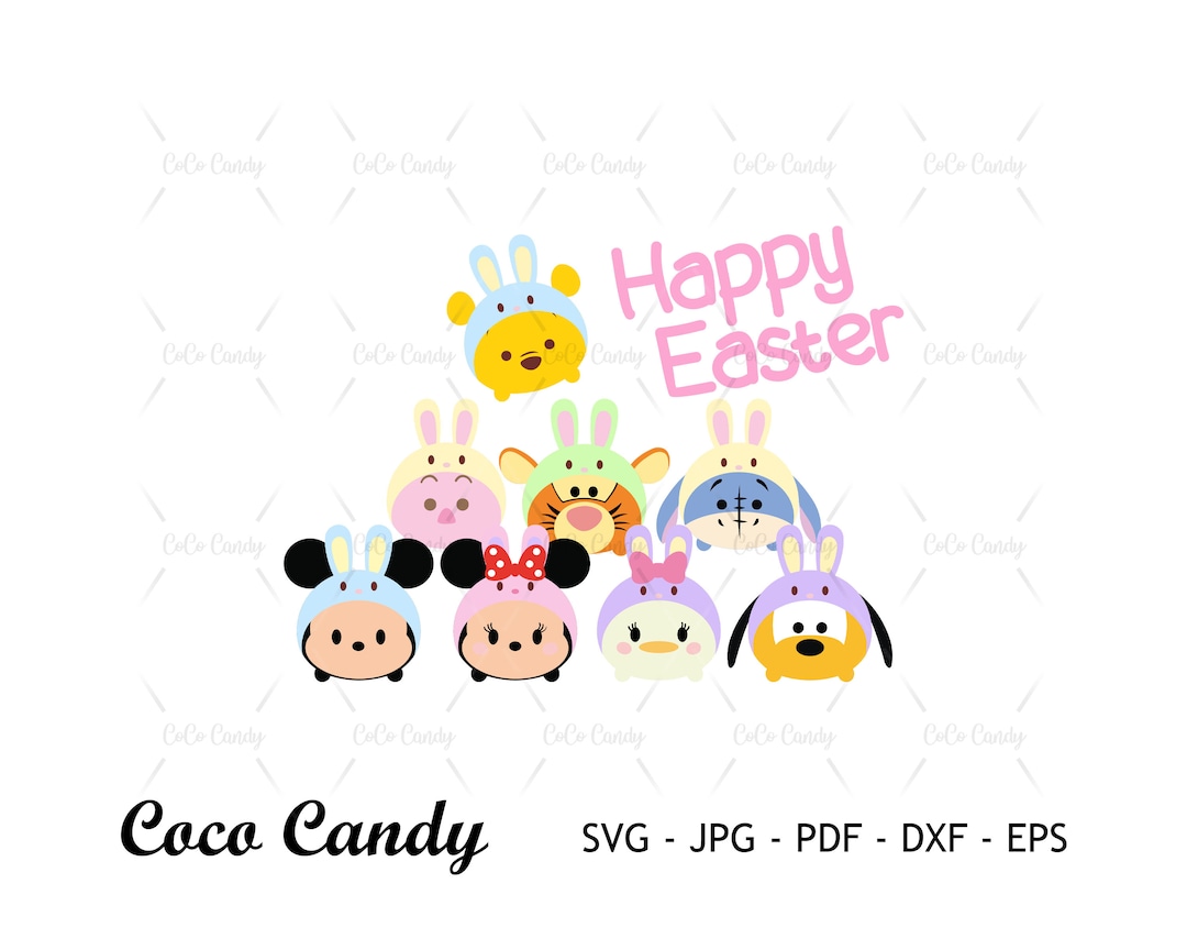 Happy Easter Svg Easter Egg Svg Easter SVG Easter Mouse SVG Easter Duck ...