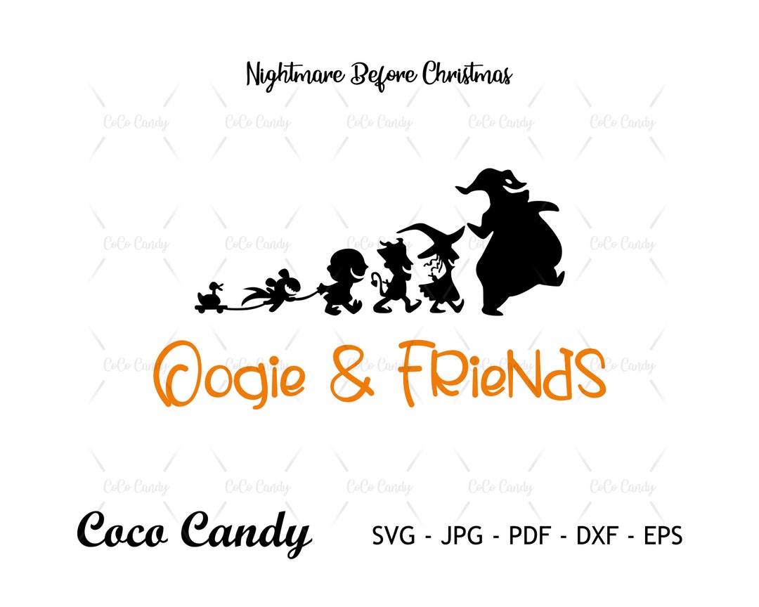 Oggie Boogie and Friends Quote SVG Zero Dog SVG Halloween Svg Tshirt ...