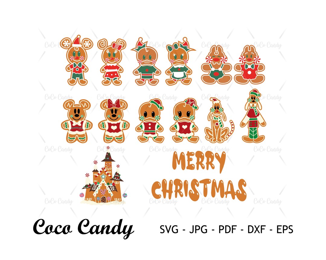Christmas Gingerbread Bundle SVG | Christmas SVG | Gingerbread SVG ...