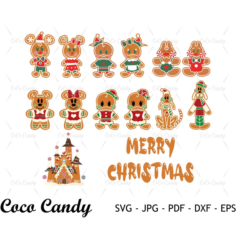Gingerbread Svg - Etsy