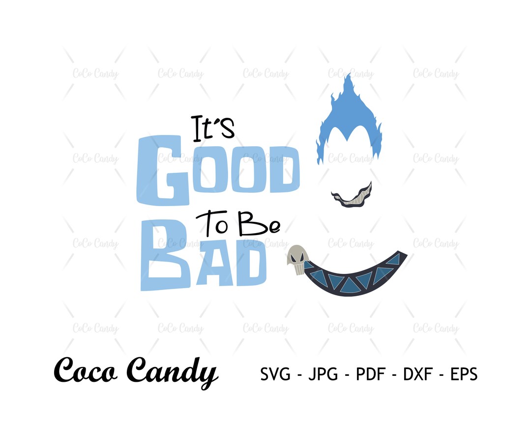 Hades Its Good to Be Bad SVG | Hades SVG | Villain Svg | Villain Quote ...