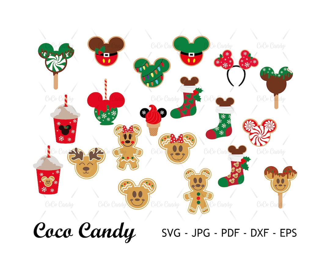 Christmas SVG Bundle | Peppermint Svg | Gingerbread Svg | Stocking Svg ...