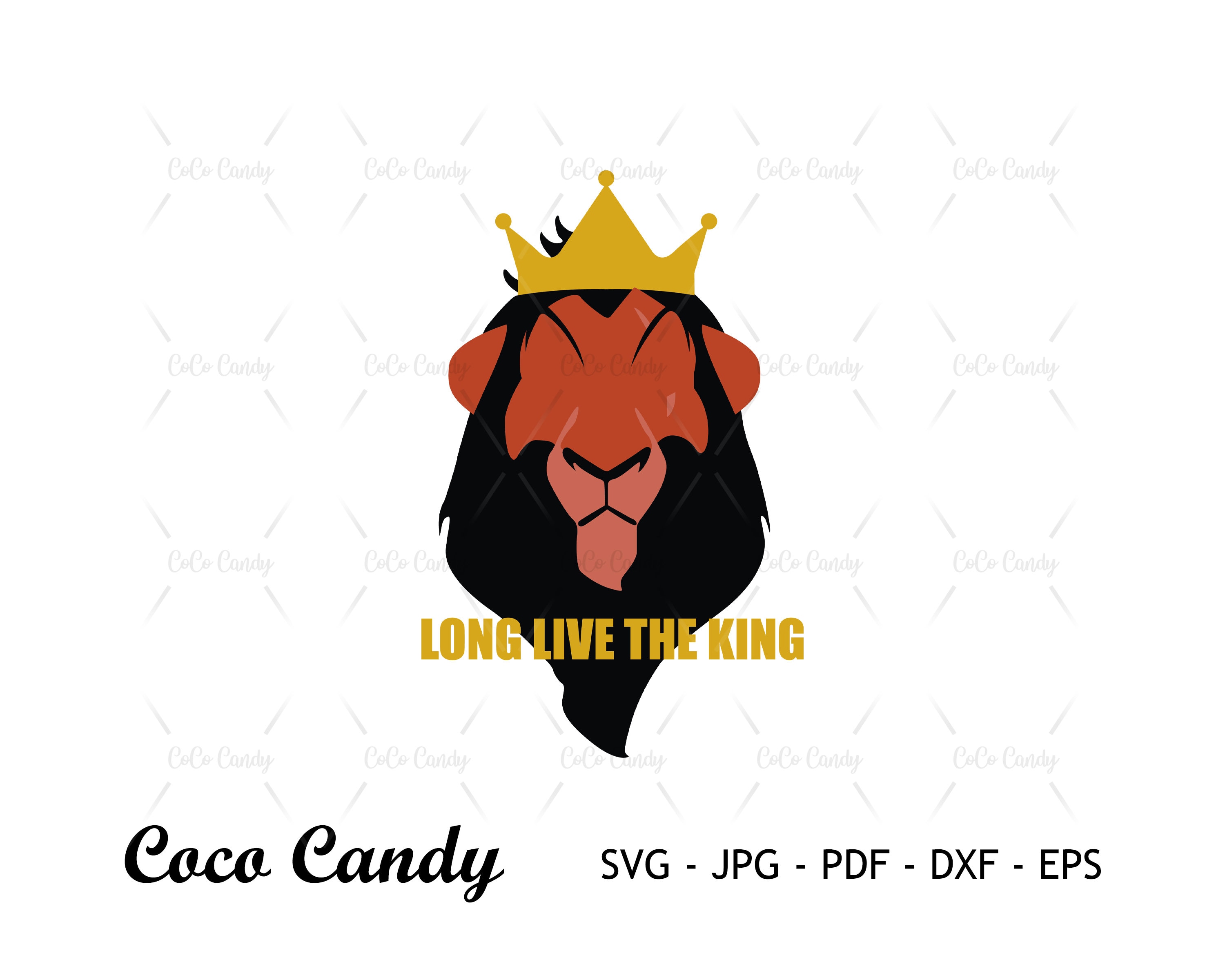Long Live the King Svg Scar Svg Lion King Svg Quote Svg - Etsy Canada