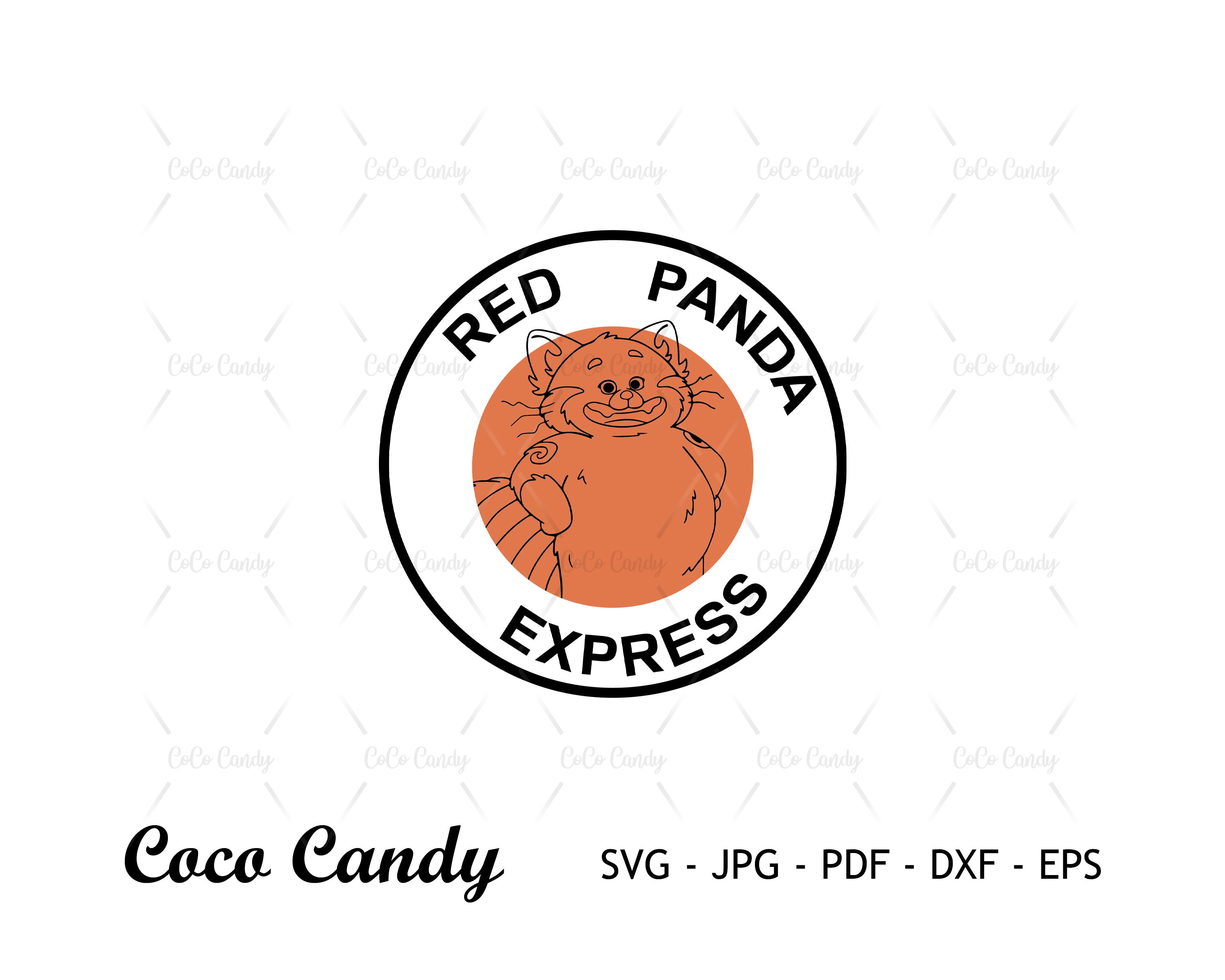 Turning Red Svg Red Panda Express Svg Mei Lee SVG Tshirt - Etsy Australia