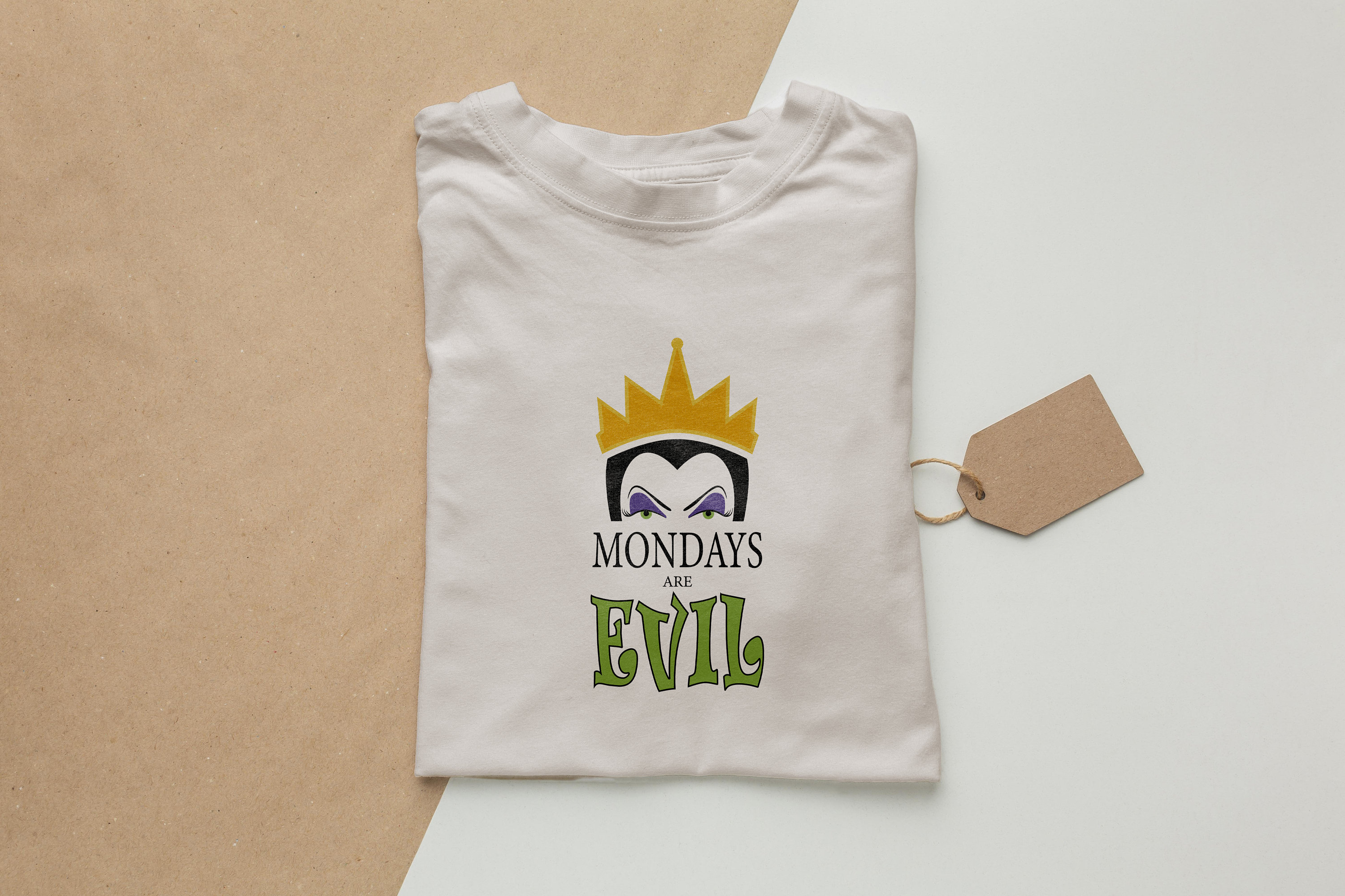Monday Are Evil SVG Evil Queen SVG Snow White Svg Villain - Etsy Australia