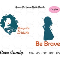 Princess Merida - Brave - SVG, PNG, JPG -instant Zip File Download ...