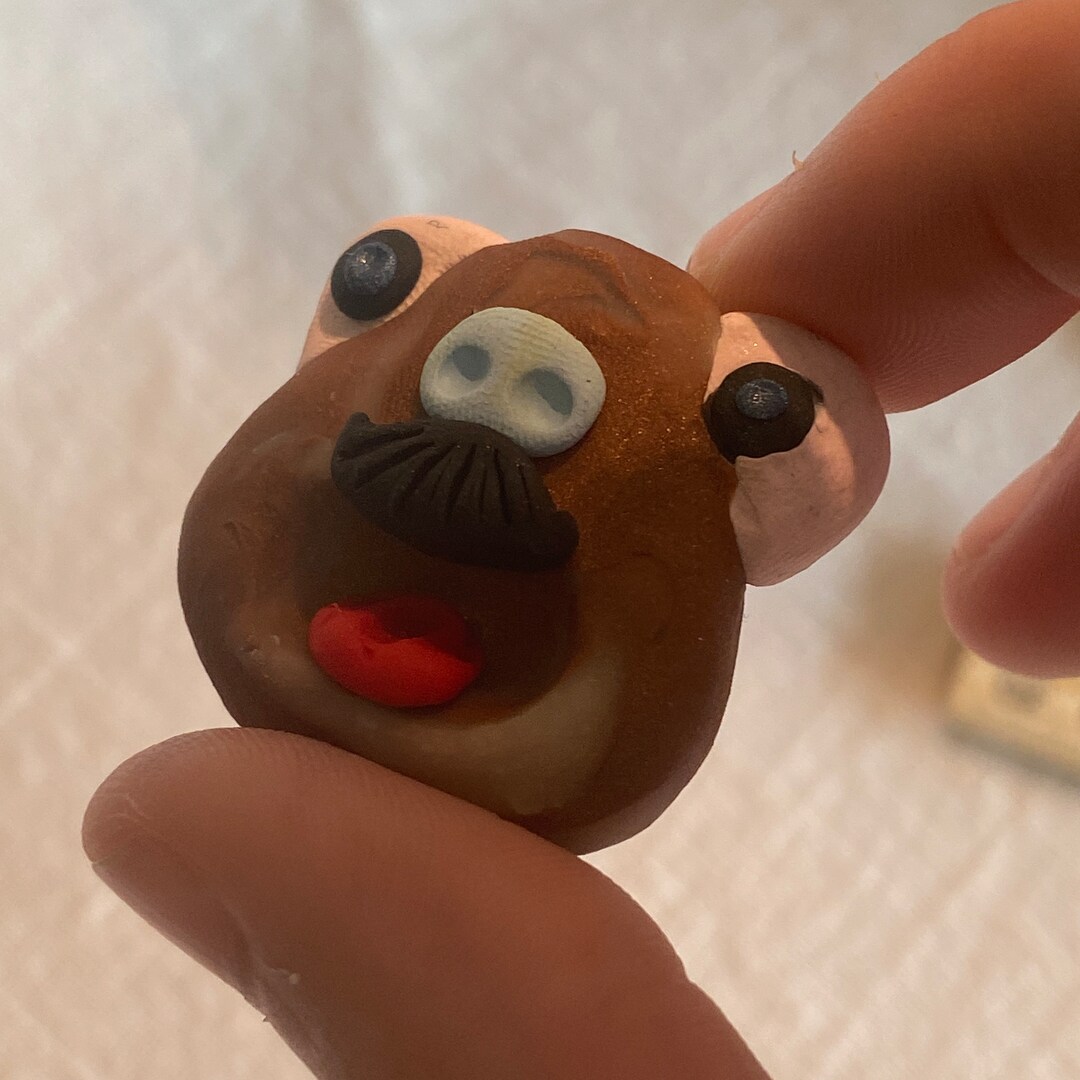 Funny Mustache Face Magnet - Etsy