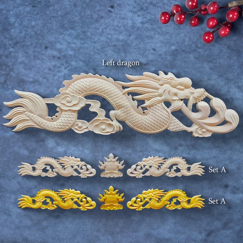 Carved Dragon Frame - Etsy