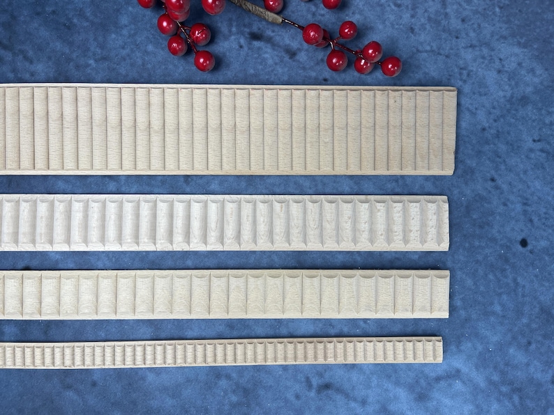 Fluted Wood Trim for Refined Interiors Like Furniture, Cabinet, Mirror ...