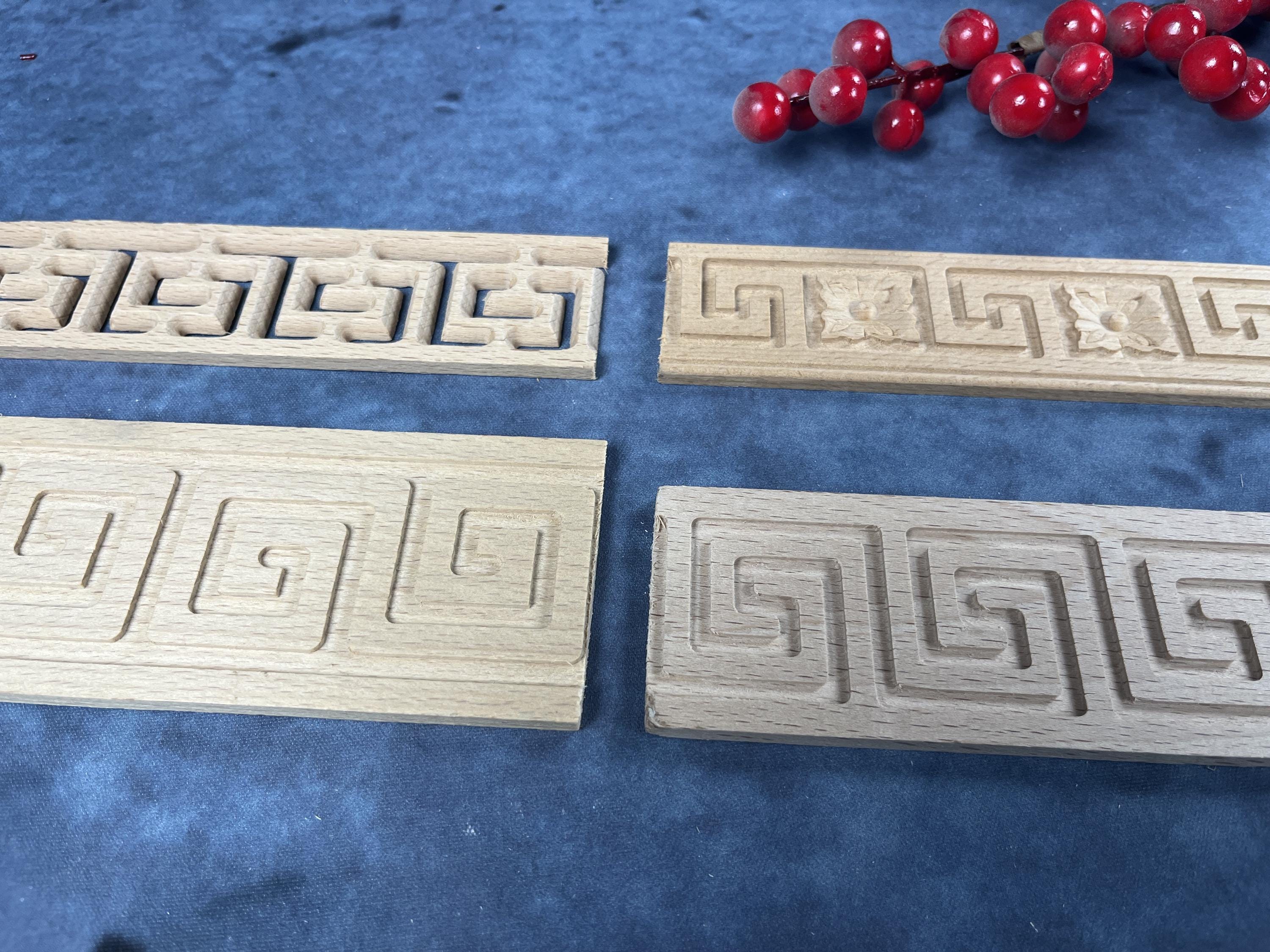 Greek Key Pattern Wooden Molding Trims for Furniture Cabinets, Walls ...