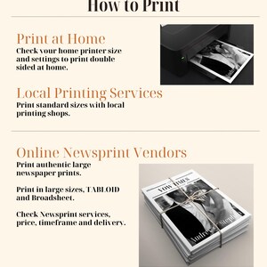 Wedding Newspaper Template With Photo, Wedding Newspaper Template ...