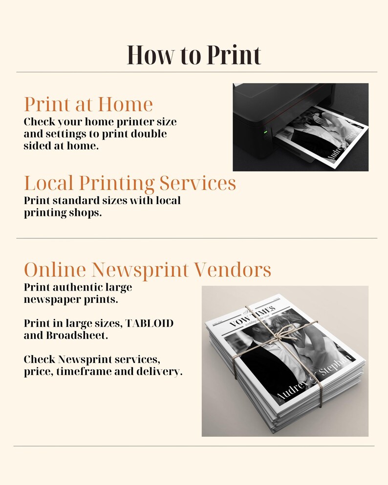 Wedding Newspaper Template With Photo, Wedding Newspaper Template ...