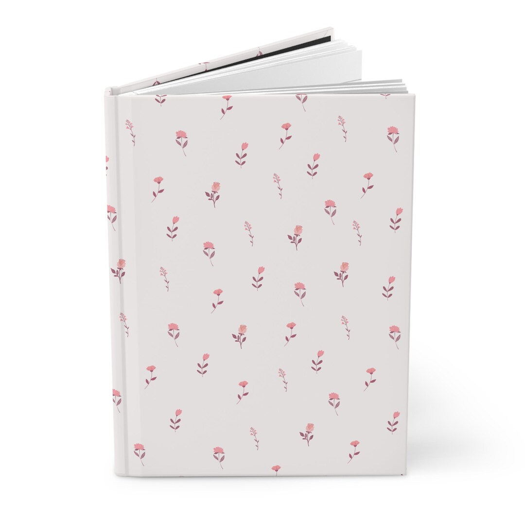 Coquette Journal Soft Pink Floral Notebook Coquette Aesthetic Journal ...