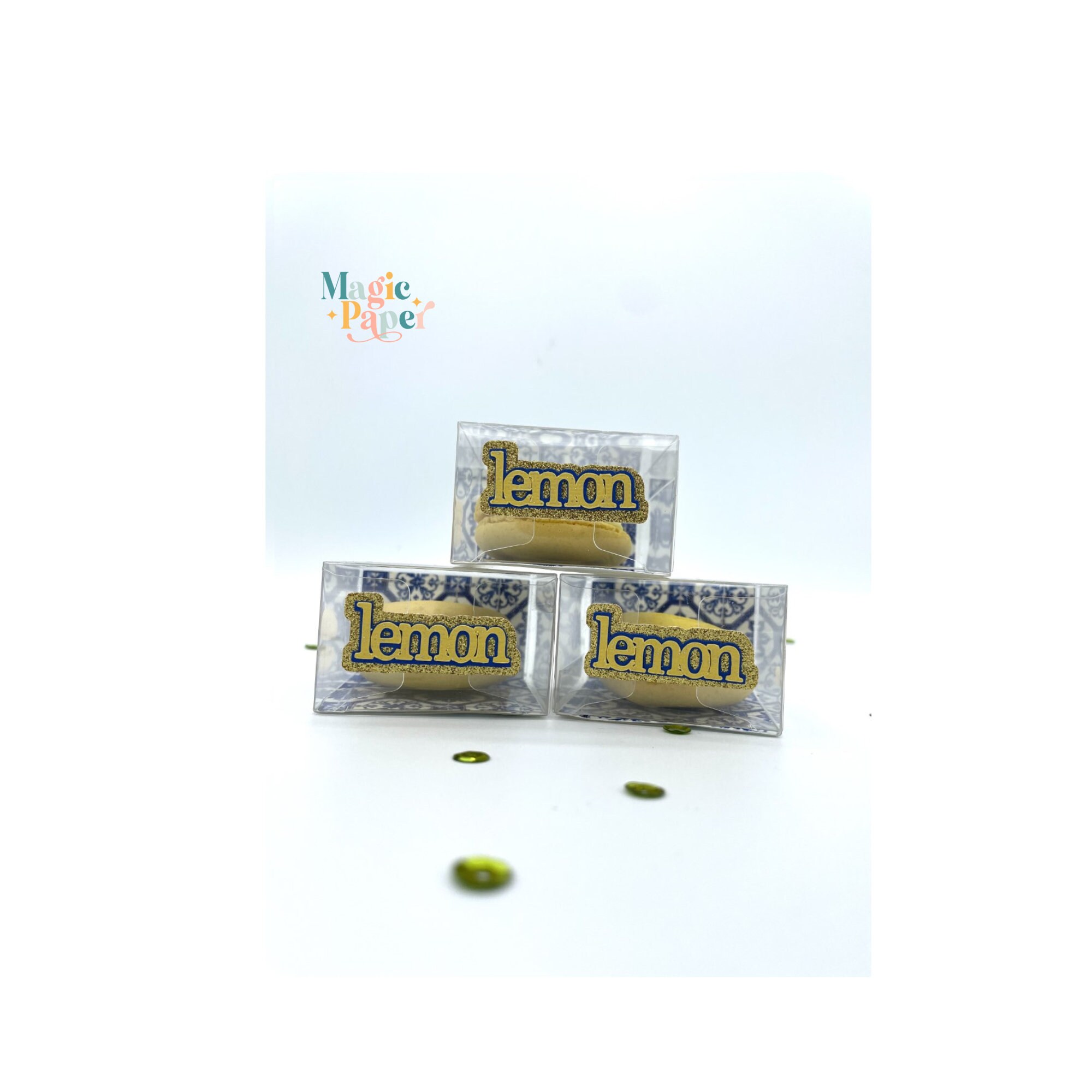 Lemon Party Favor Boxes, Birthday Party, Amalfi Cost Favor Box, Lemon ...