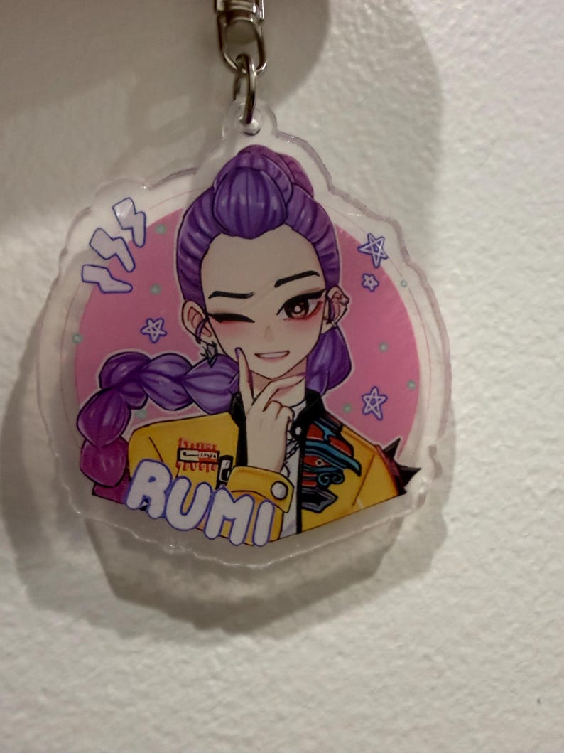 K-pop Demon Hunters Personalized Keychain - Rumi - Etsy