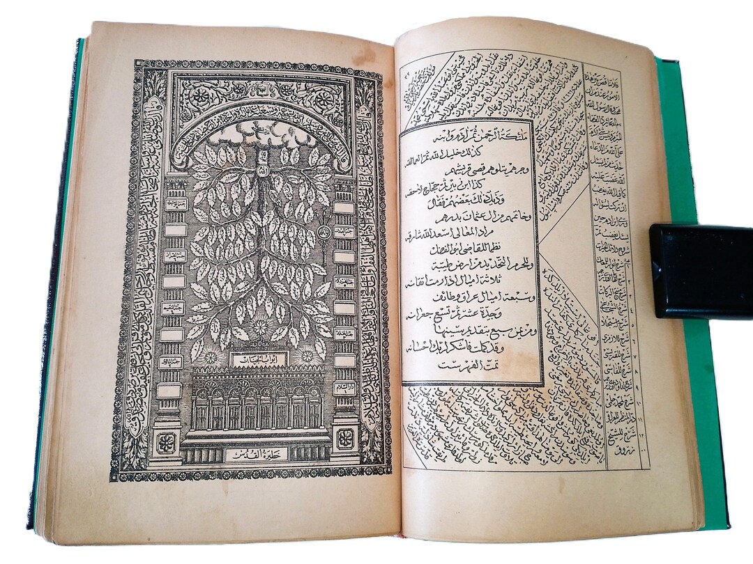 Old Print Islamic Collectible Dalail Khayrat and Prayers Book - Etsy