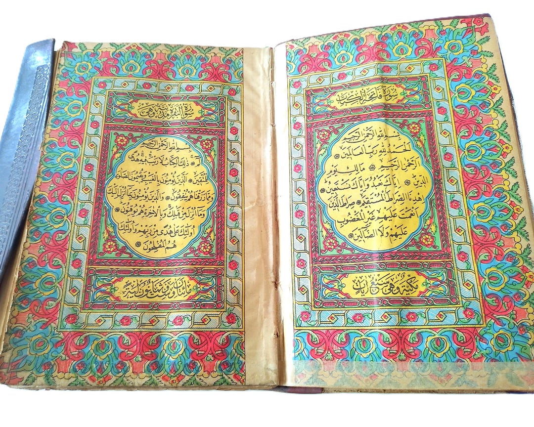 1936 Edition Antique Quran Calligrapher by Osman Calligraphy - Etsy