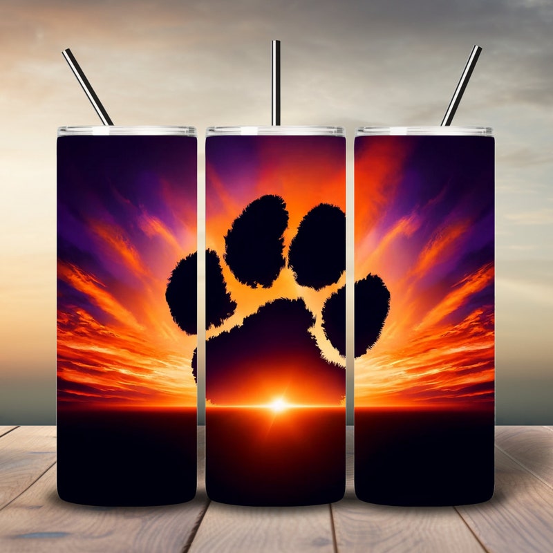 Clemson Paw Print - Etsy