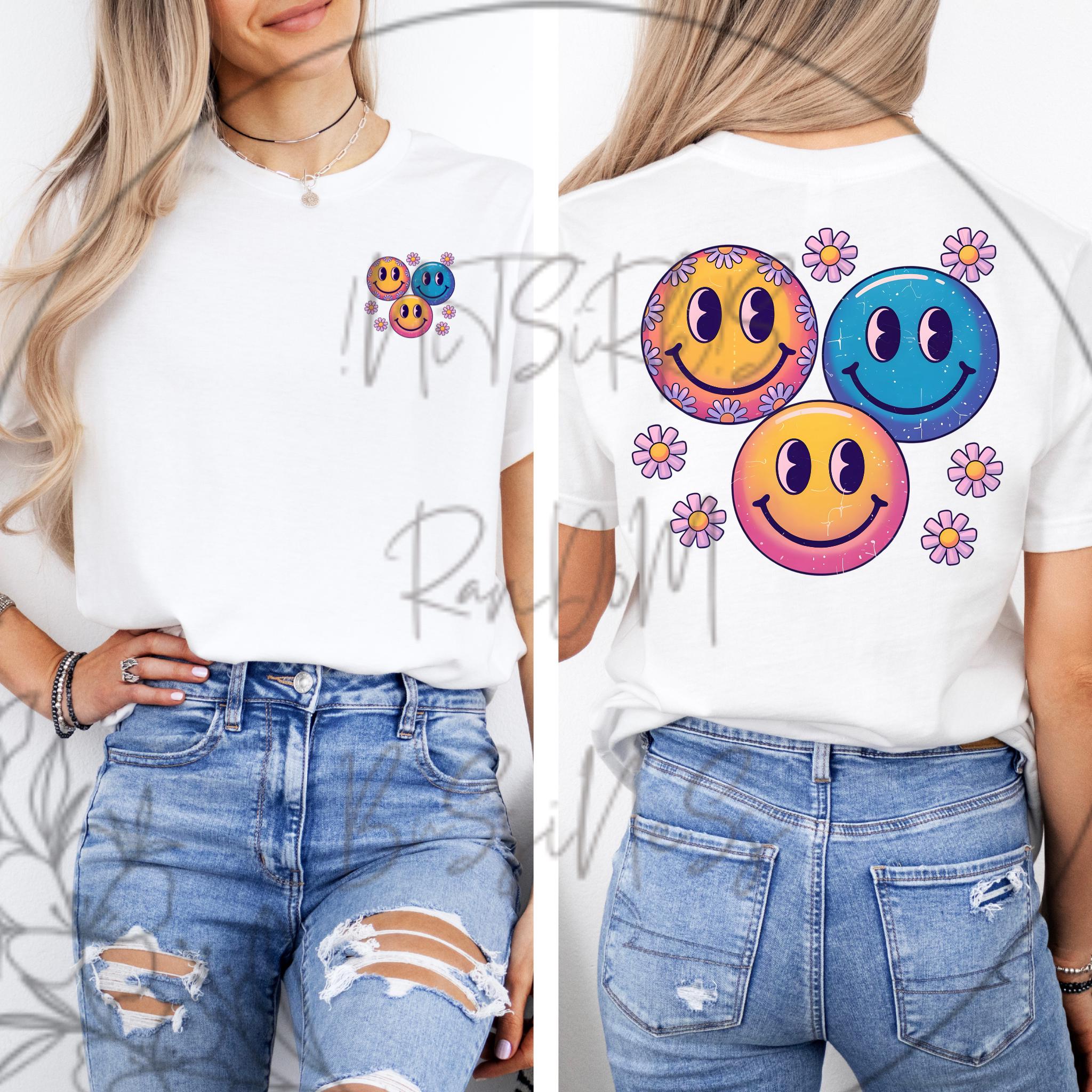 Retro Design, Smiley Face, PNG Digital Download Only, Transparent ...