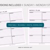 Time Blocking Planner Printable-block Schedule Planner-adhd Planner ...