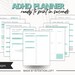 Time Blocking Planner Printable-block Schedule Planner-adhd Planner ...