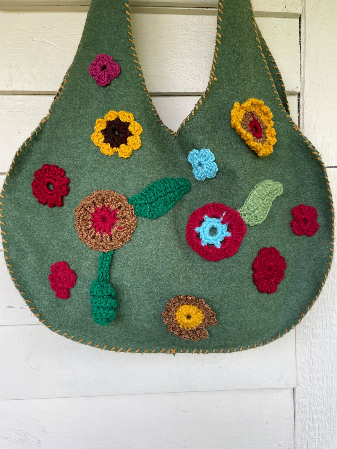Large Hobo Fabric With Details - Etsy
