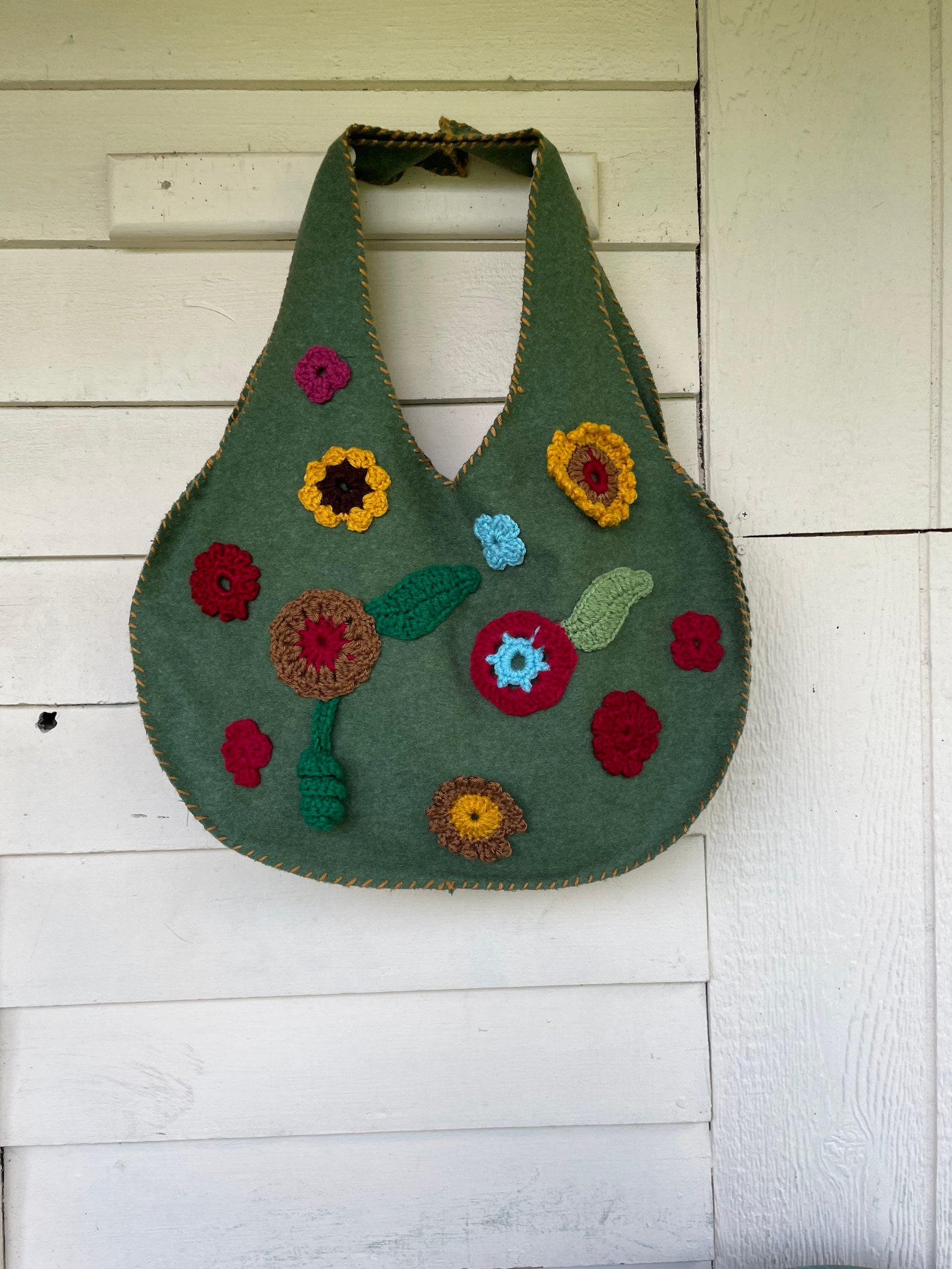 Large Hobo Fabric With Details - Etsy