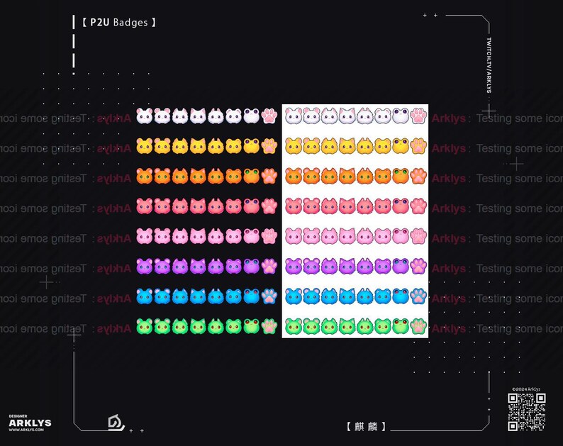 Badges X8 - Bunnies | for Twitch / Discord - Etsy