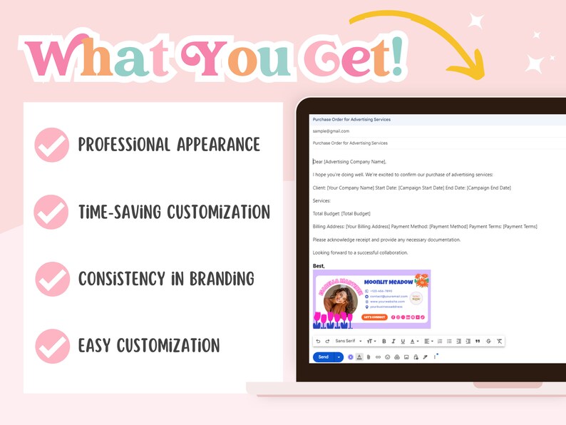 Email Signature Gmail, Professional Email Sign Off, Email Signature ...