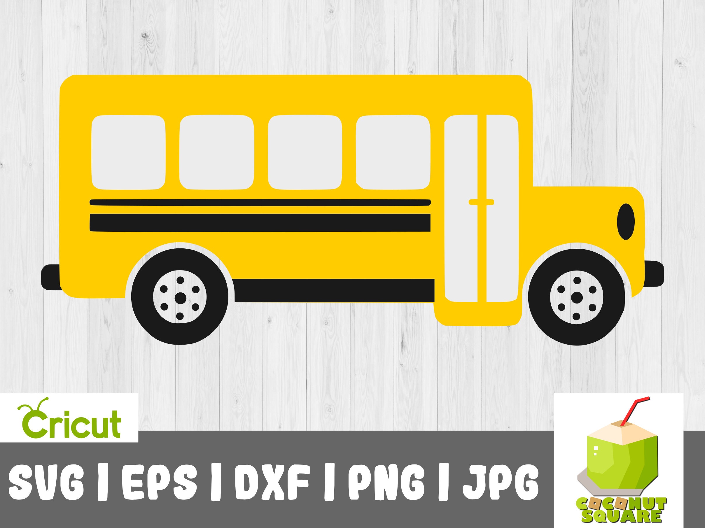 School Bus SVG File for Cricut and Silhouetteinstant Download - Etsy UK