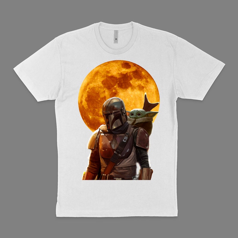 Mandalorian Carrying Grogu baby Yoda Downloadable PNG File - Etsy