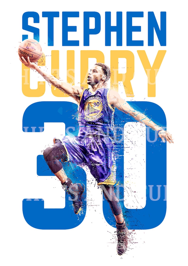 Steph Curry 30 Downloadable Digital PNG File - Etsy Australia