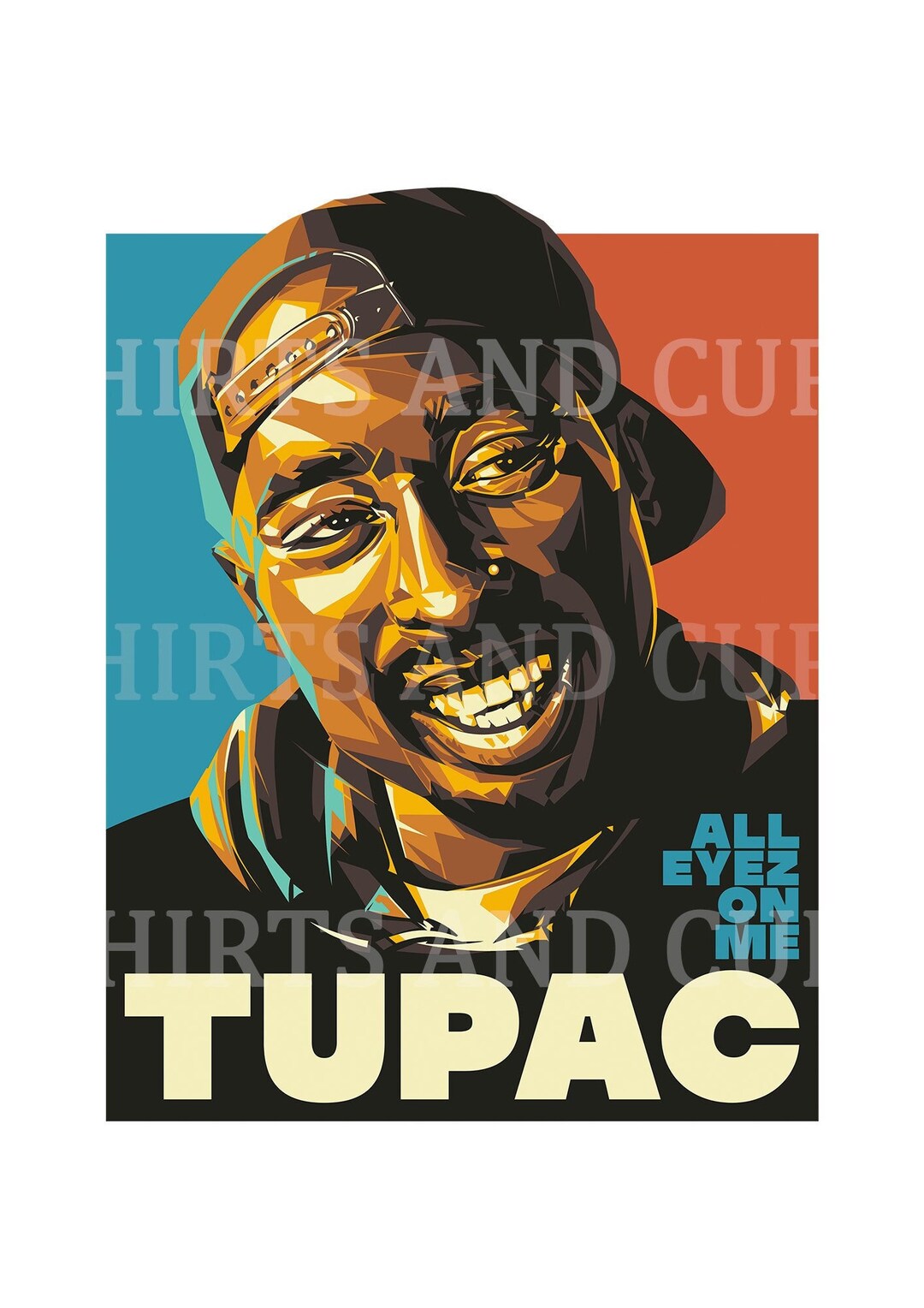 2pac All Eyes on Meno White Border on Pic Downloadable Digital PNG File ...