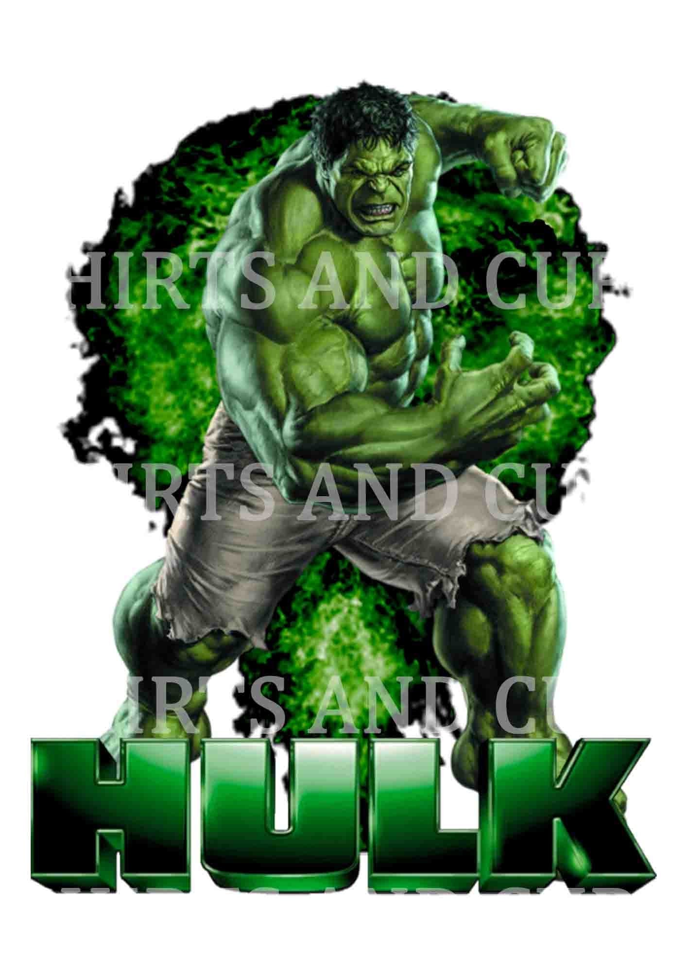 Marvel's the Incredible Hulk PNG Downloadable File - Etsy