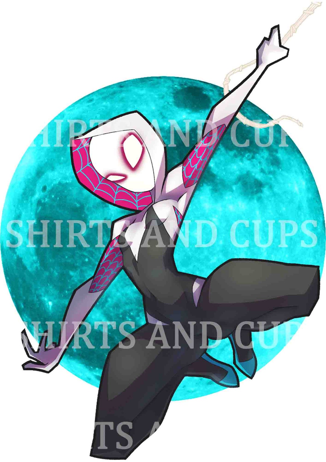Spider Gwen Downloadable PNG File - Etsy
